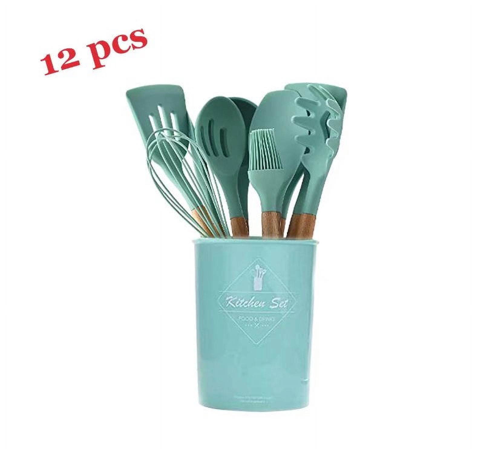 12 Pcs Kitchen Utensils Cooking Spatulas Nonstick Heat Resistant ...