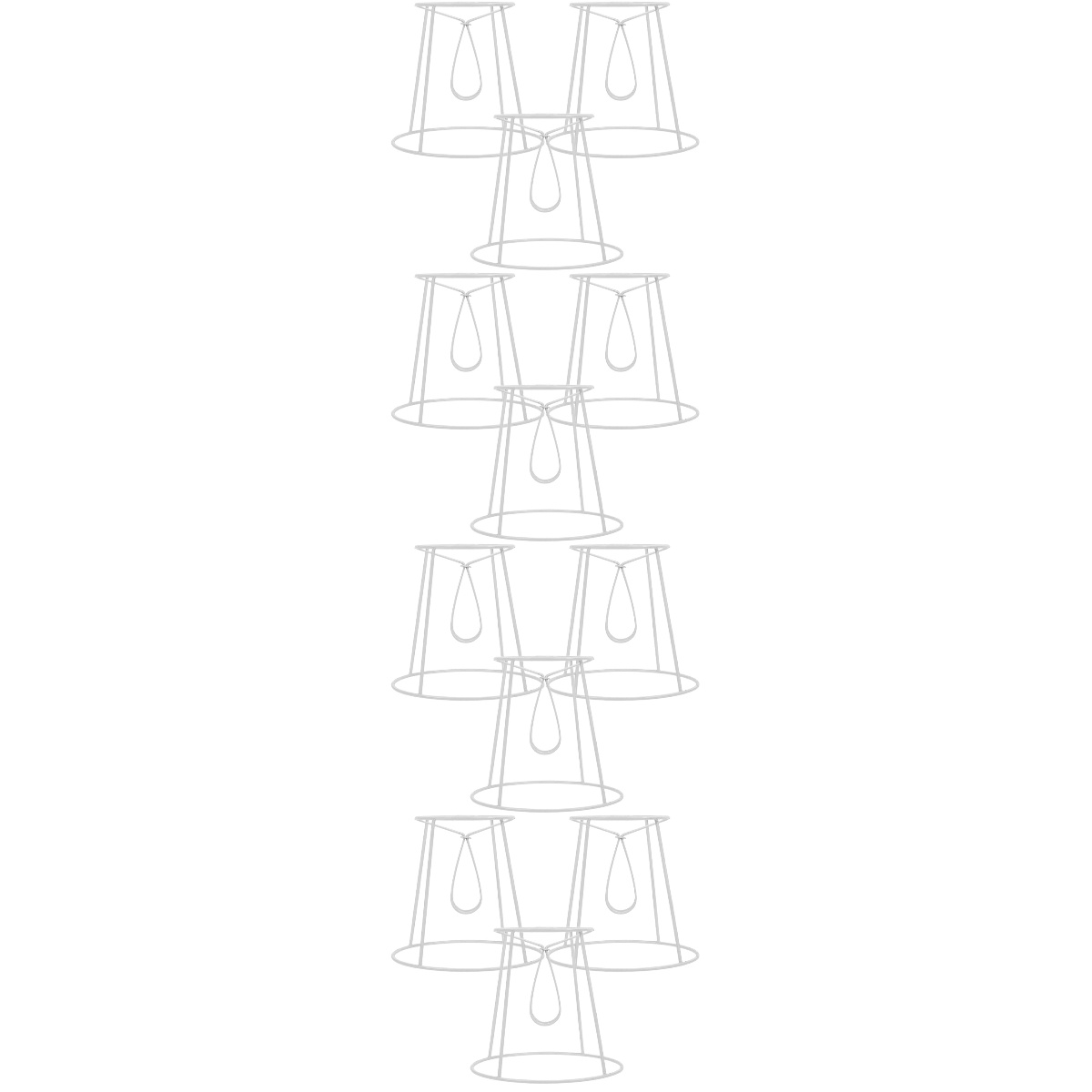 12 Pcs Lamp Shade Holder Desk Lamps Iron Lampshade Rack Home Decoration ...