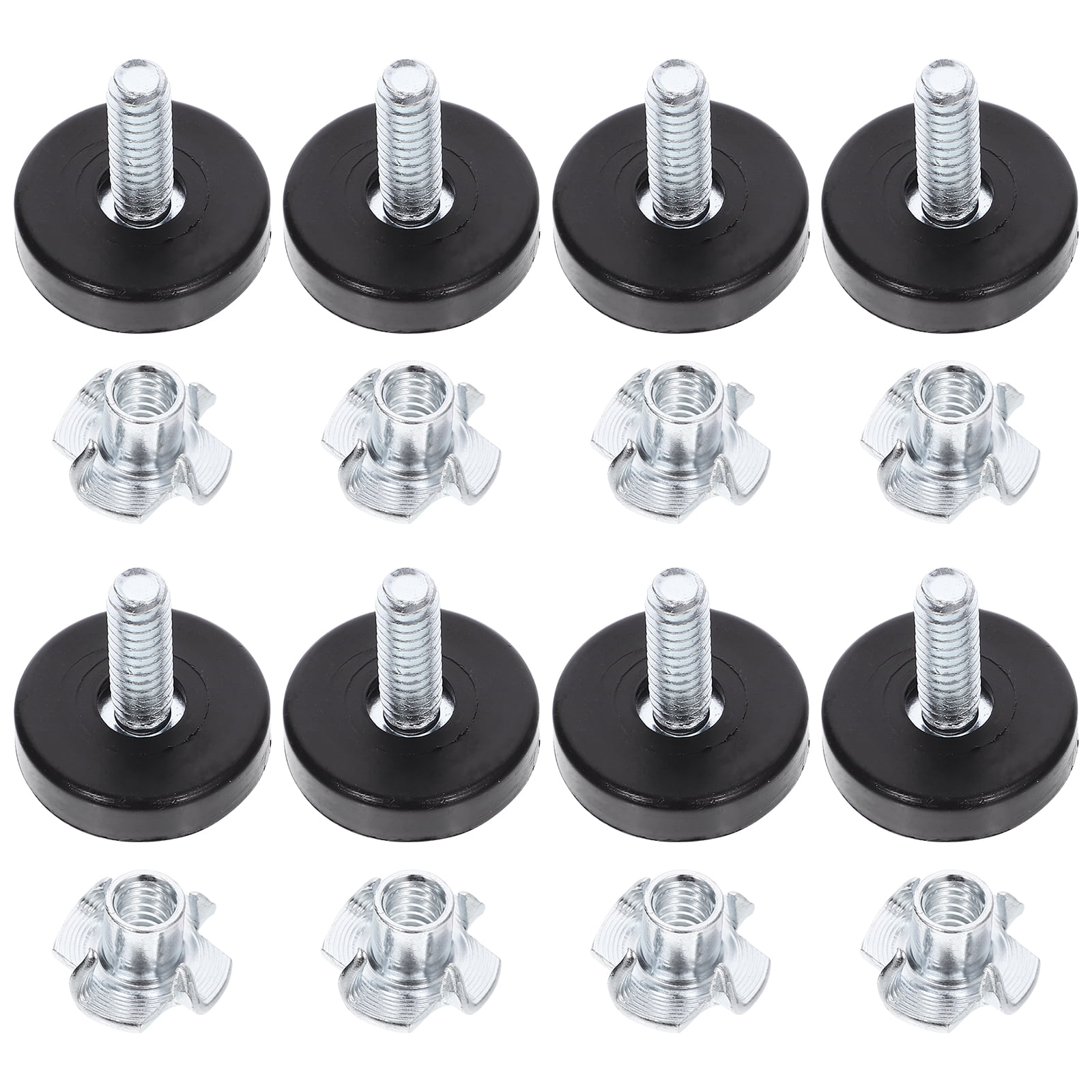12 Pcs Leveler Adjustable Screw Desk Legs Furniture Cabinet Leveling ...