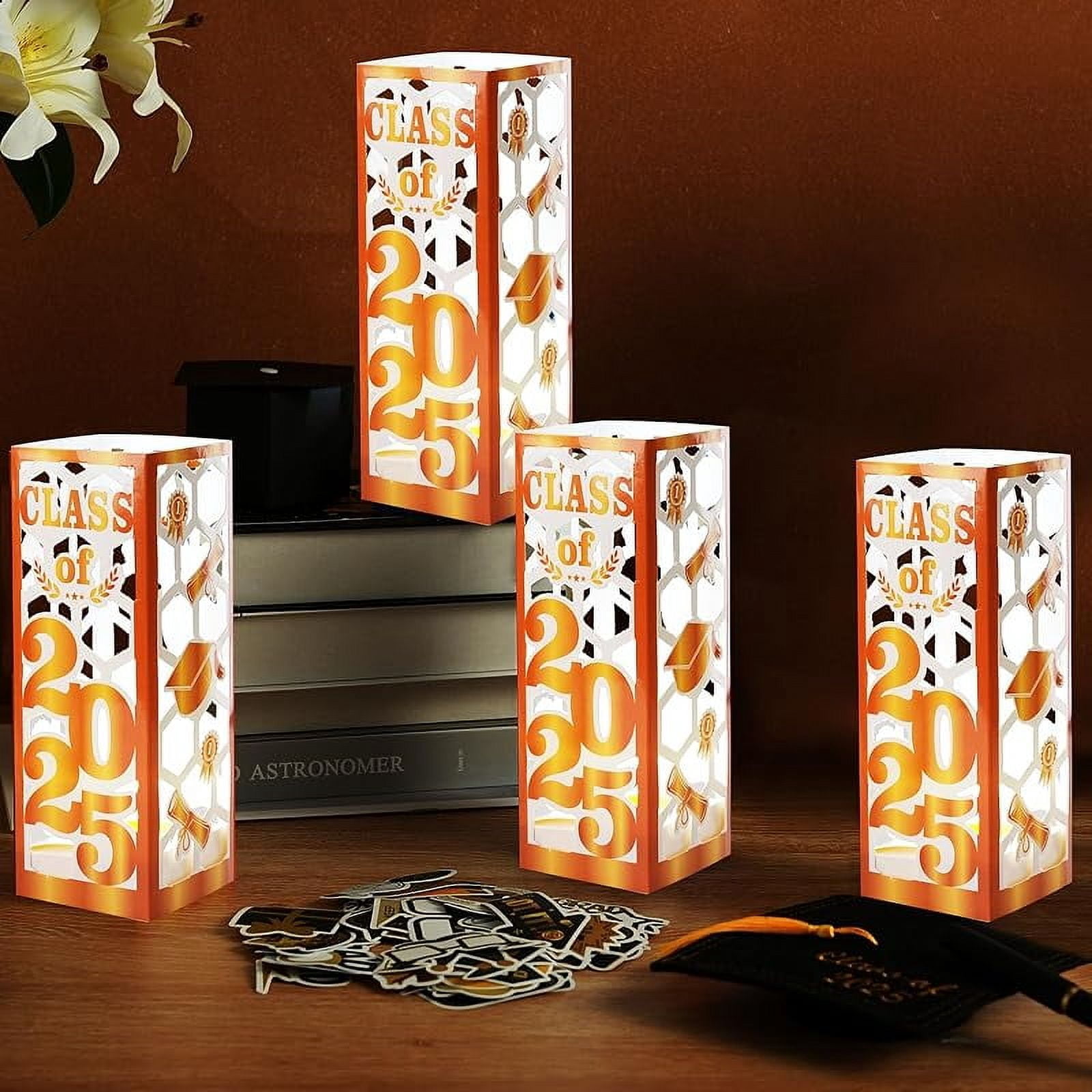 12 Pcs Light Up Graduation Centerpieces- Class of 2025 Graduation ...