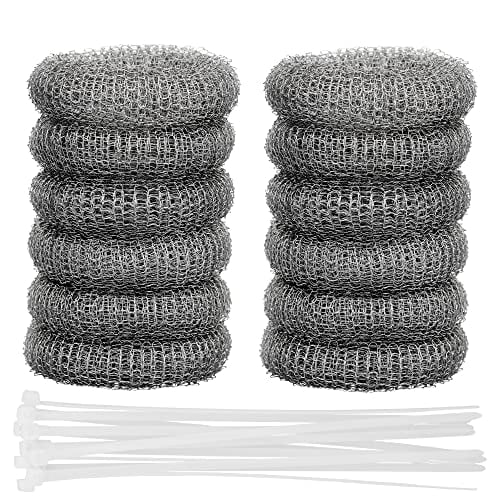 12 Pcs Lint Traps for Washing Machine Hose Stainless Steel Lint Trap ...