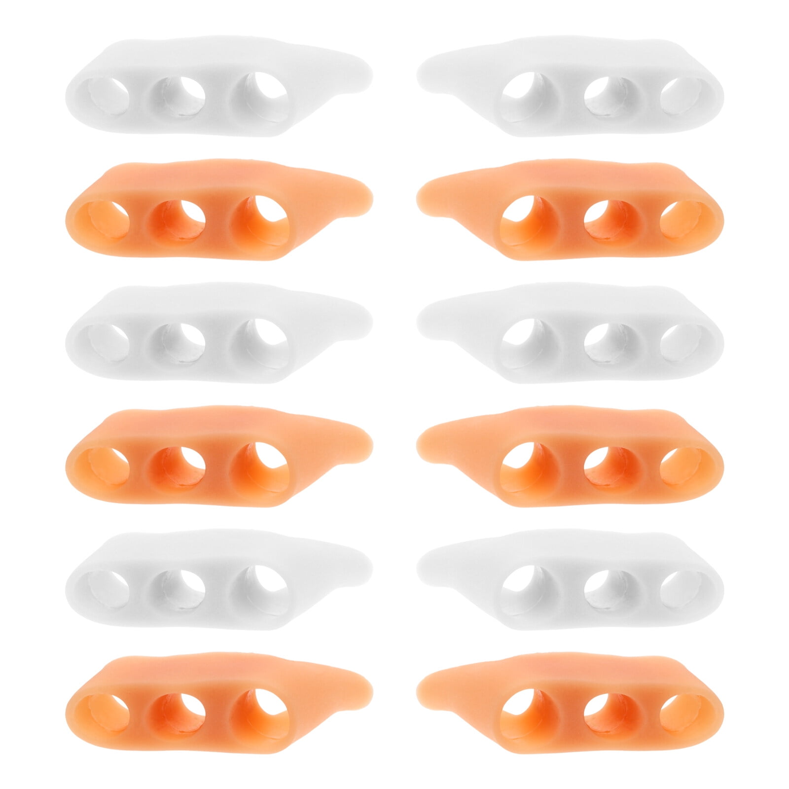 12 Pcs Little Finger Splitter Toes Corrector Jogujos Pinky Toe ...