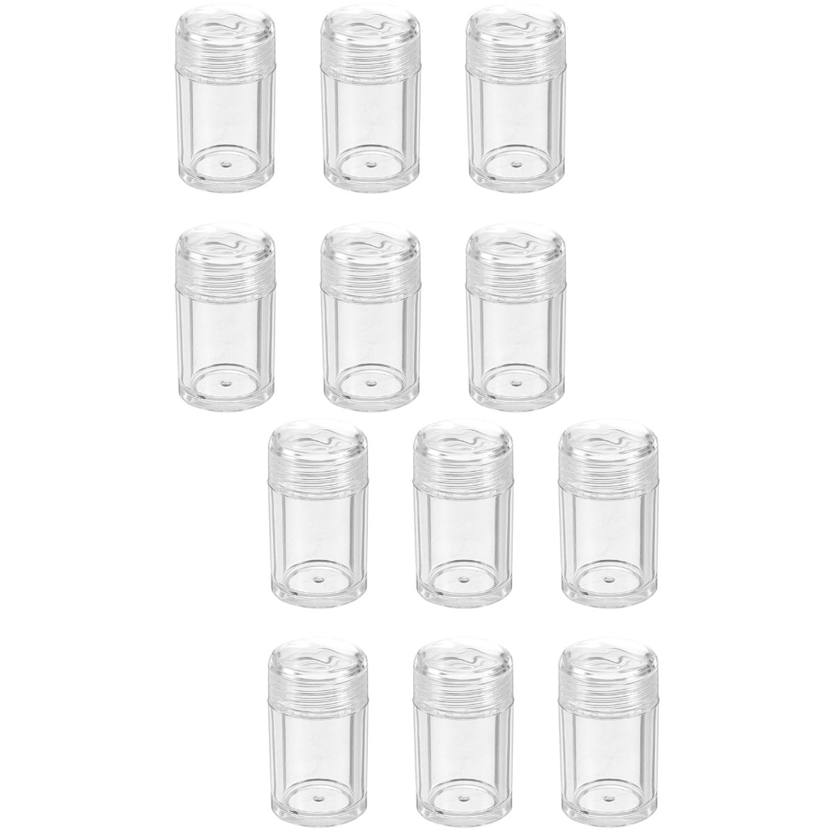 FENGGUIQU 12Pack Plastic Powder Dispenser Bottle Compact Design for ...