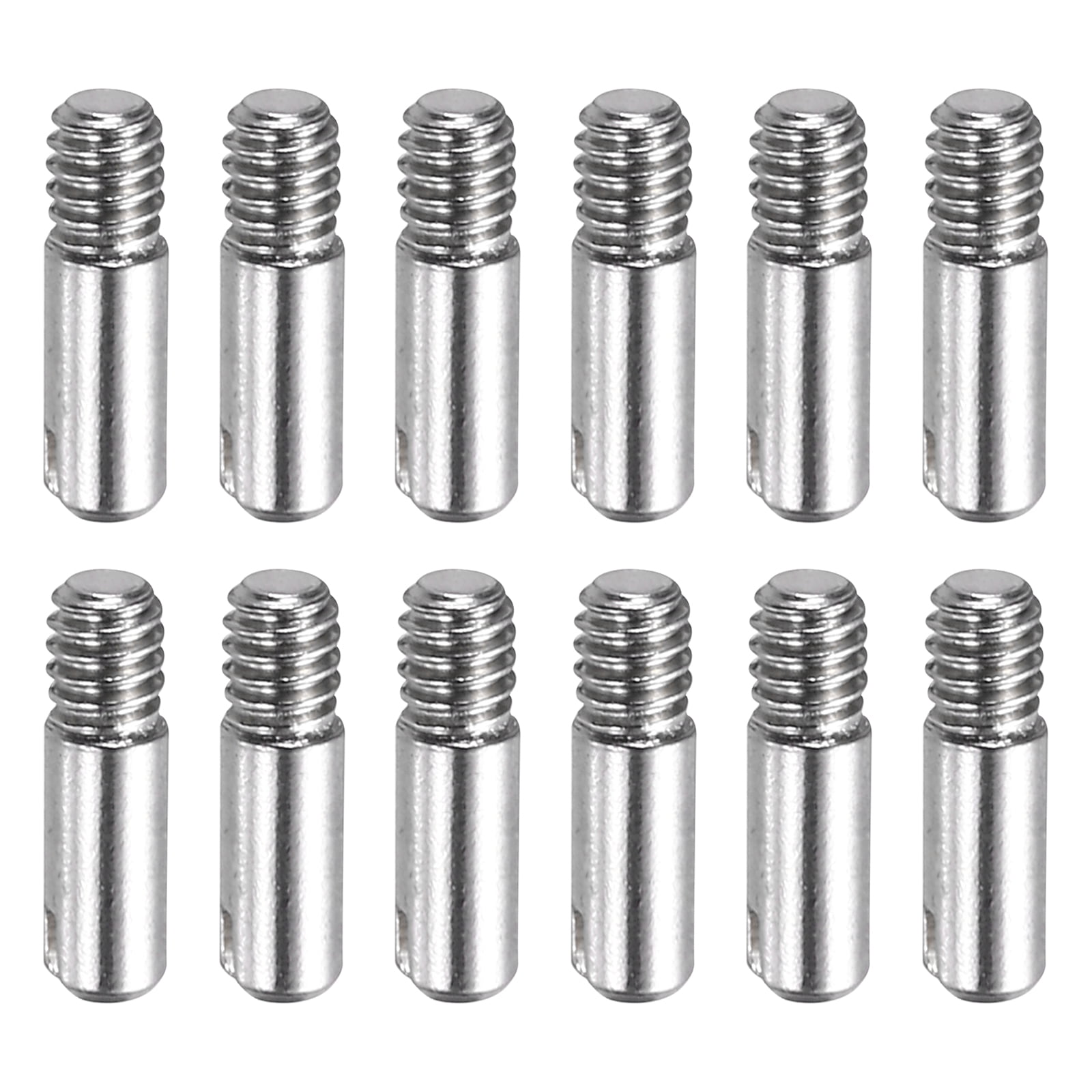 12 Pcs M2 x 8mm Slotted Cylindrical Pins, 304 Stainless Steel External ...