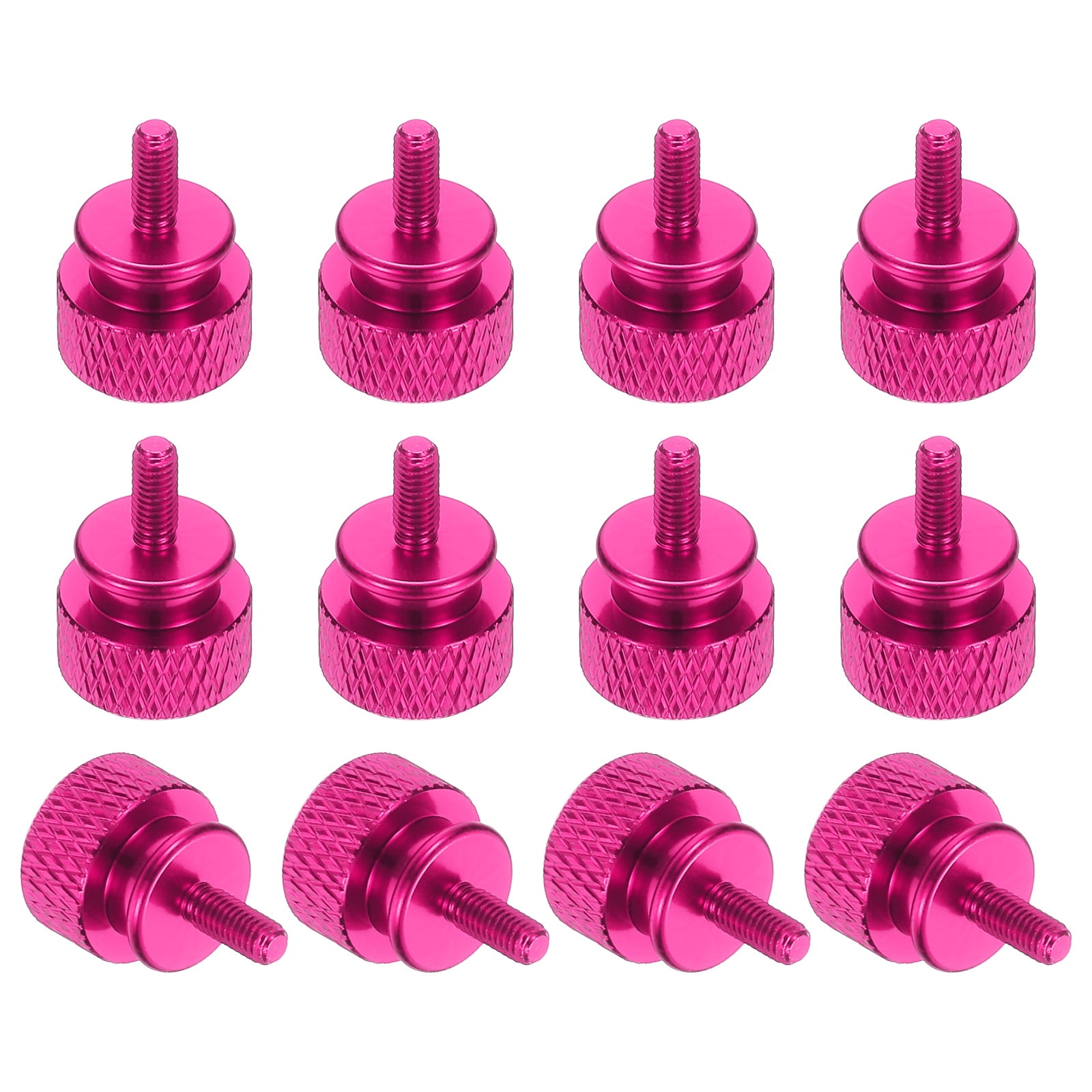 12 Pcs M3*0.5 Knurled Thumb Screw Computer Case Threaded Hand Tighten ...