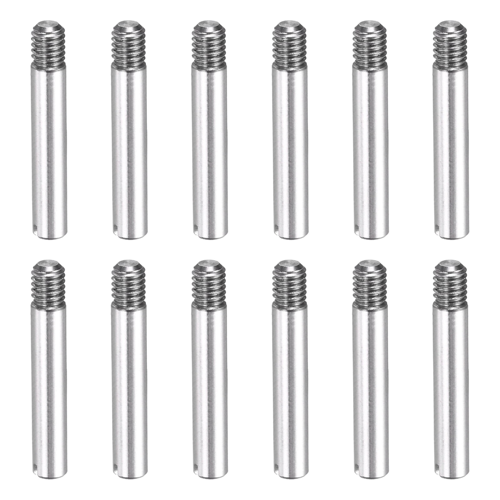12 Pcs M3 x 16mm Slotted Cylindrical Pins, 304 Stainless Steel External ...
