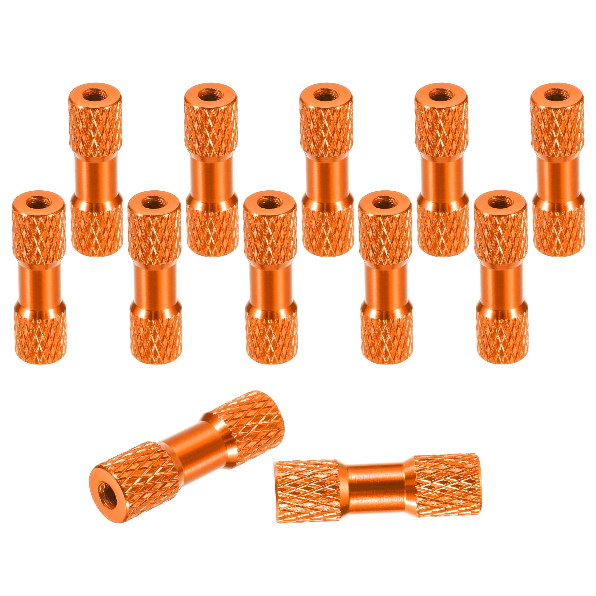12 Pcs M3 x 20mm Knurled Aluminum Standoff Double-Head Spacer Column for FPV Drone RC Airplane ...