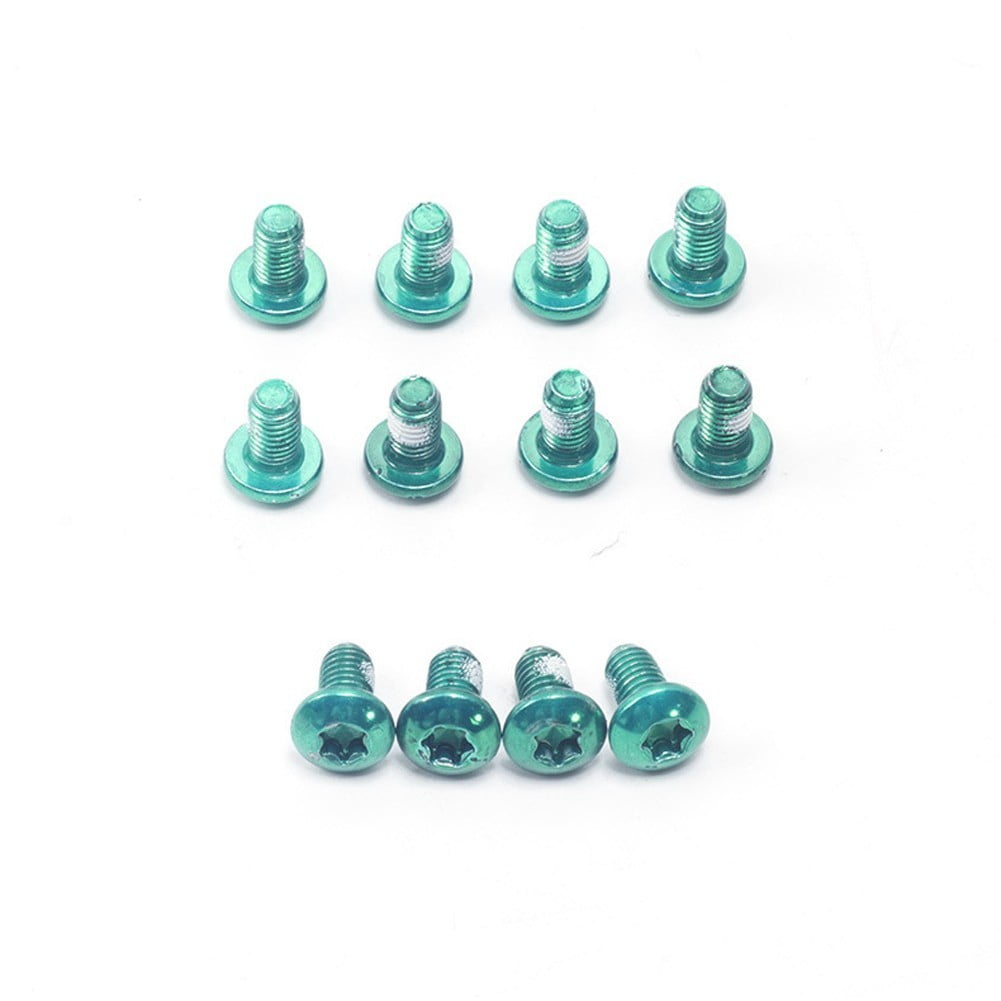 12 Pcs M5x9mm Disk Brake Rotor Bolts Steel T25 Bike Bicycle Brakes Disc ...