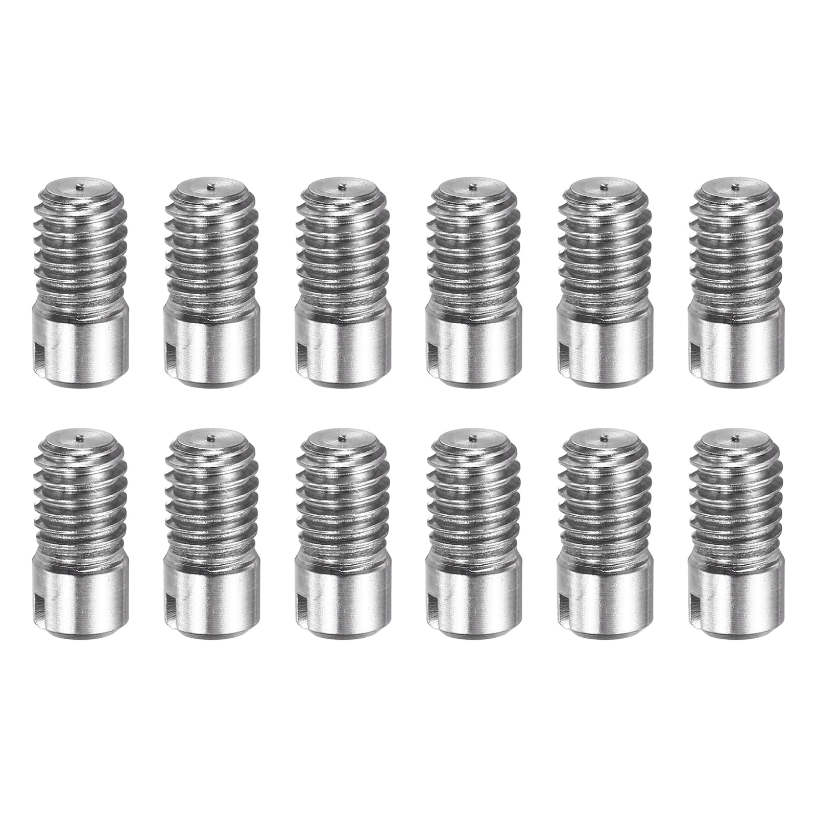 12 Pcs M6 x 12mm Slotted Cylindrical Pins, 304 Stainless Steel External ...