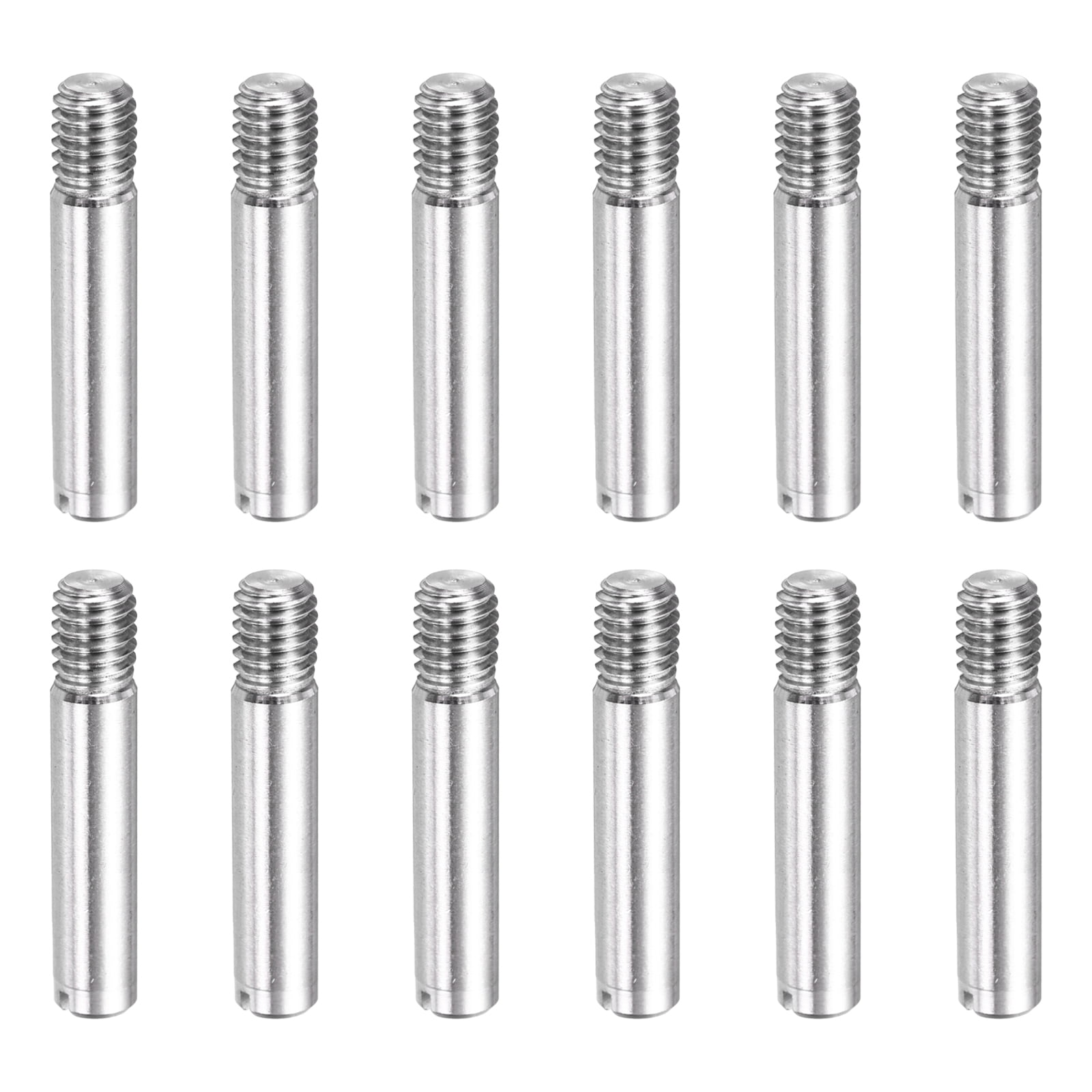 12 Pcs M6 x 30mm Slotted Cylindrical Pins, 304 Stainless Steel External ...