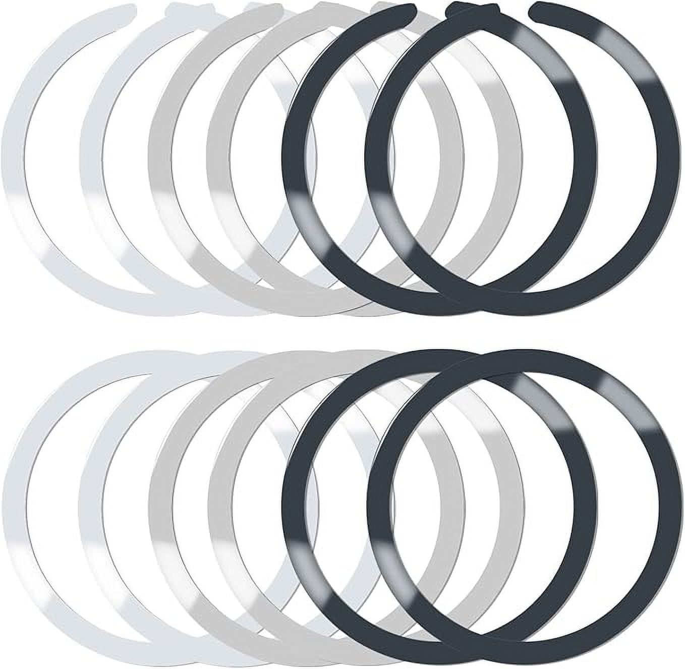 12 Pcs Magnetic Wireless Charging Metal Ring with Sticker, 2 Styles ...
