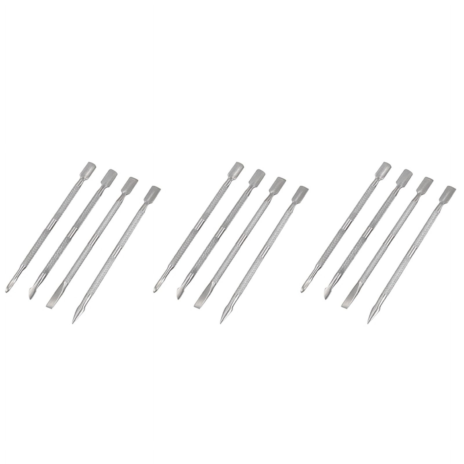 12 Pcs Manicure Manicure Tool Steel Push 12 Piece Set Nail Care ...