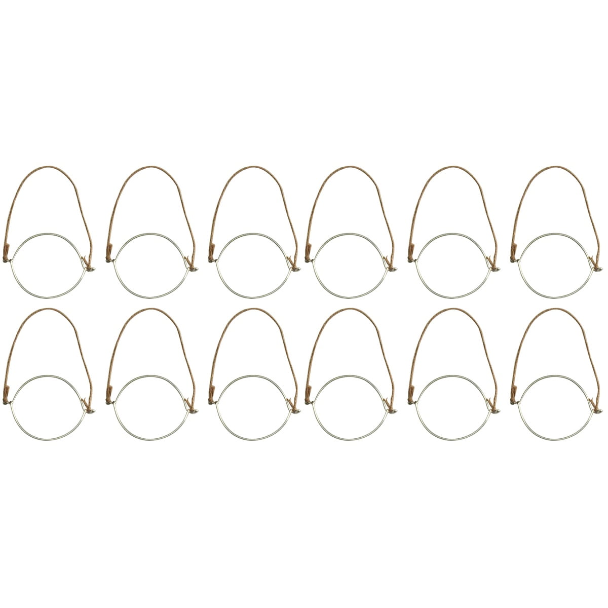 12 Pcs Mason Jar Rope Handles Mason Jar Hangers and Hooks for Regular ...