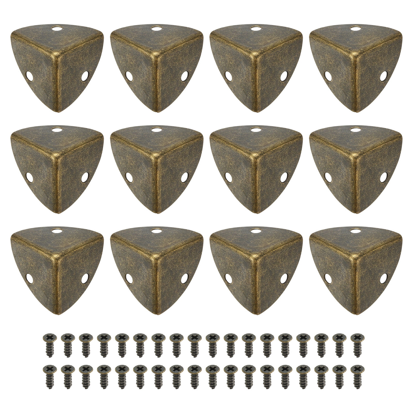 12 Pcs Metal Edge Guard, 23mm Decorative Box Corner Cover, Furniture ...