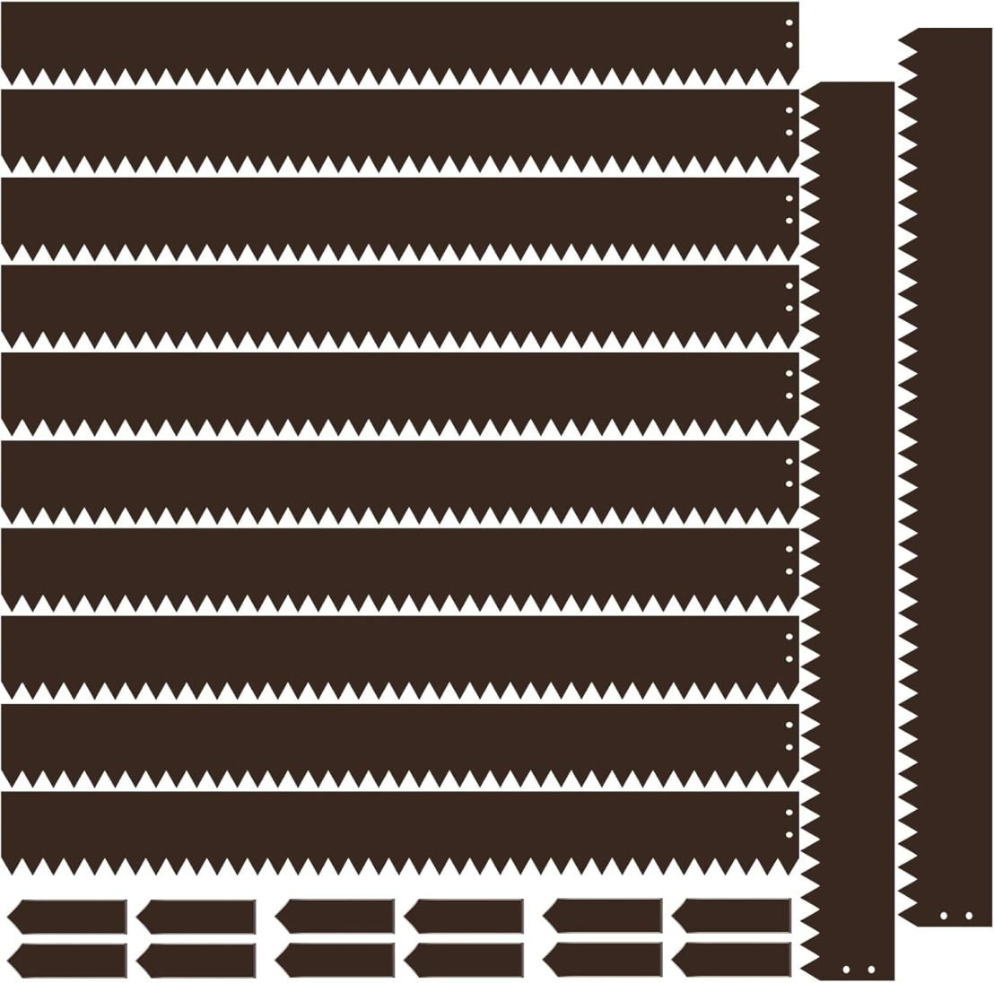 12 Pcs Metal Landscape Edging 3 x 40 Inch Garden Edging Border ...