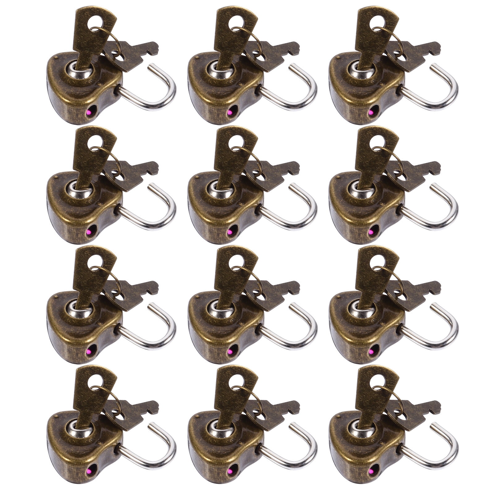 12 Pcs Mini Black Chandelier Shade Rechargeable Light Bulb Lock Hanging ...