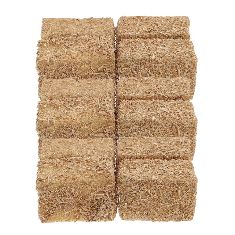 12 Pcs Mini Haystack Model Autumn Decorations Miniature Ornament Hay ...