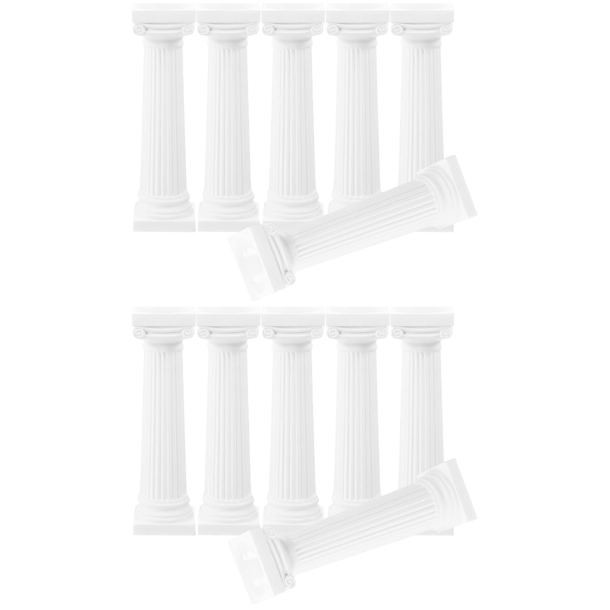 12 Pcs Mini Roman Column DIY Roman Pillar Statue Artistic Ornament Home ...