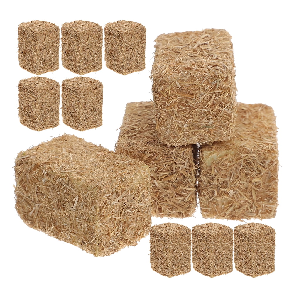 12 Pcs Mini Straw Mini Haystack Model 3.00X2.00X2.00CM - Walmart.com
