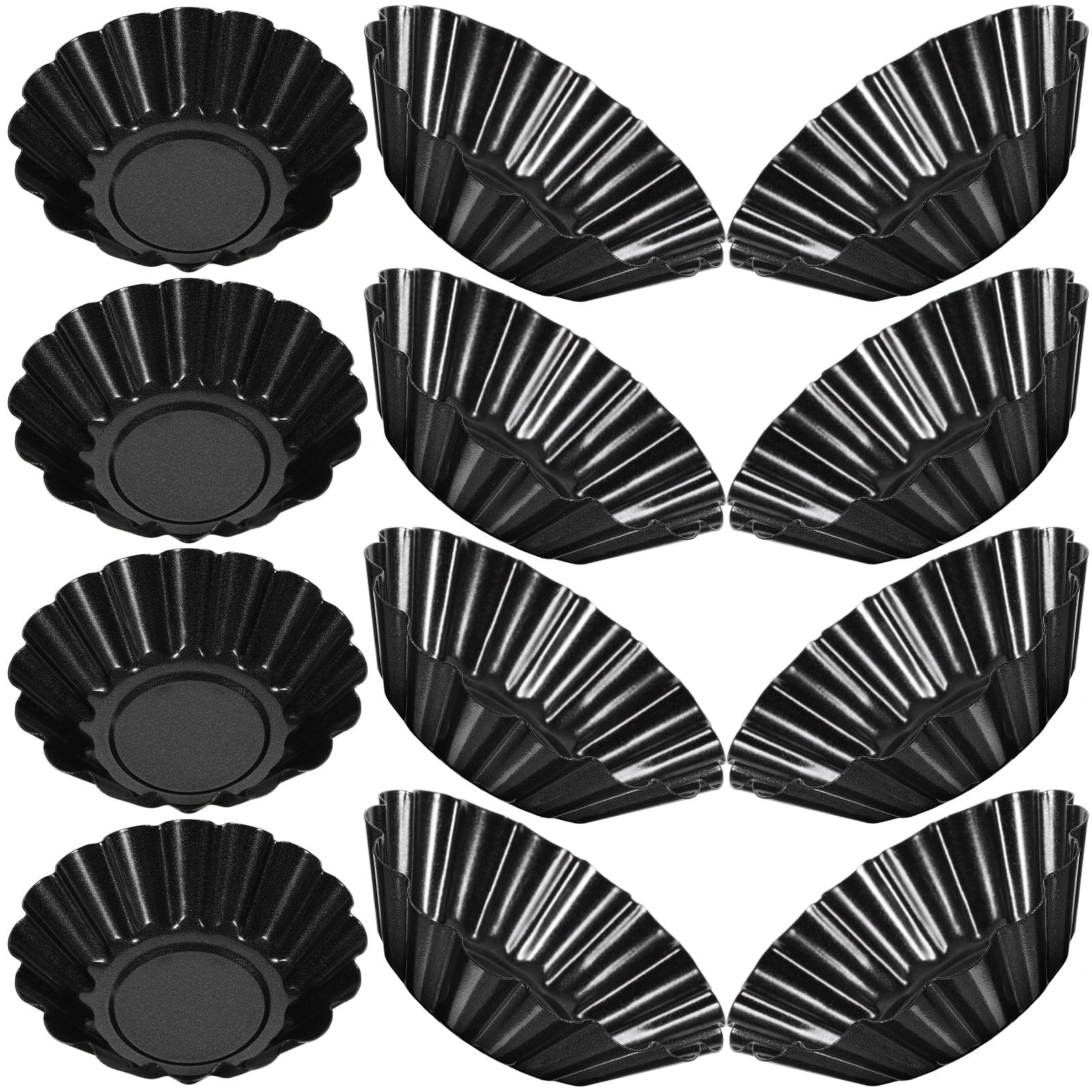 12 Pcs Mini Tartlet Tins Ensaymada Molder Biscuit Fruit Pans - Walmart.com