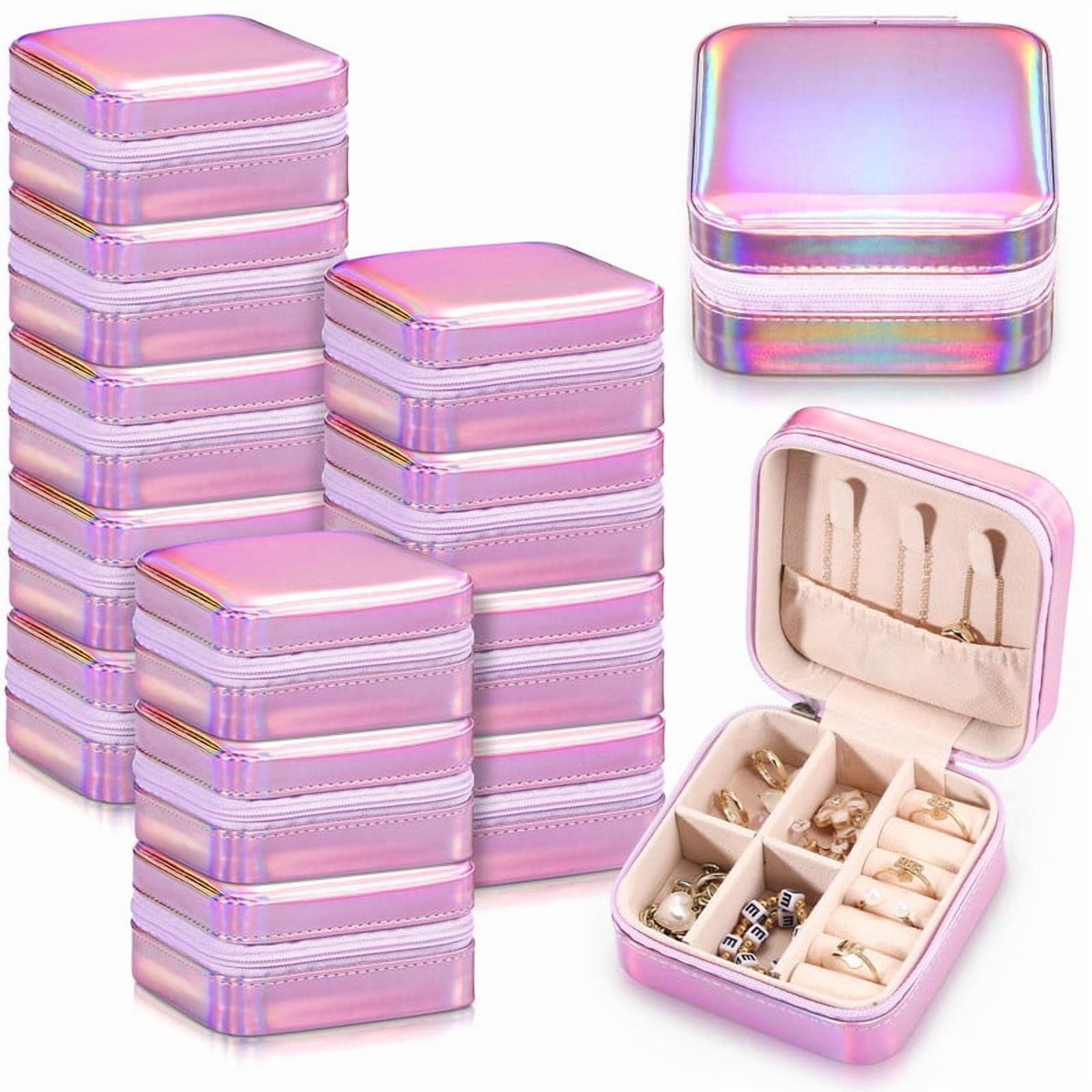 12 Pcs Mini Travel Jewelry Case Bridesmaid Proposal Gift Boxes, Small ...