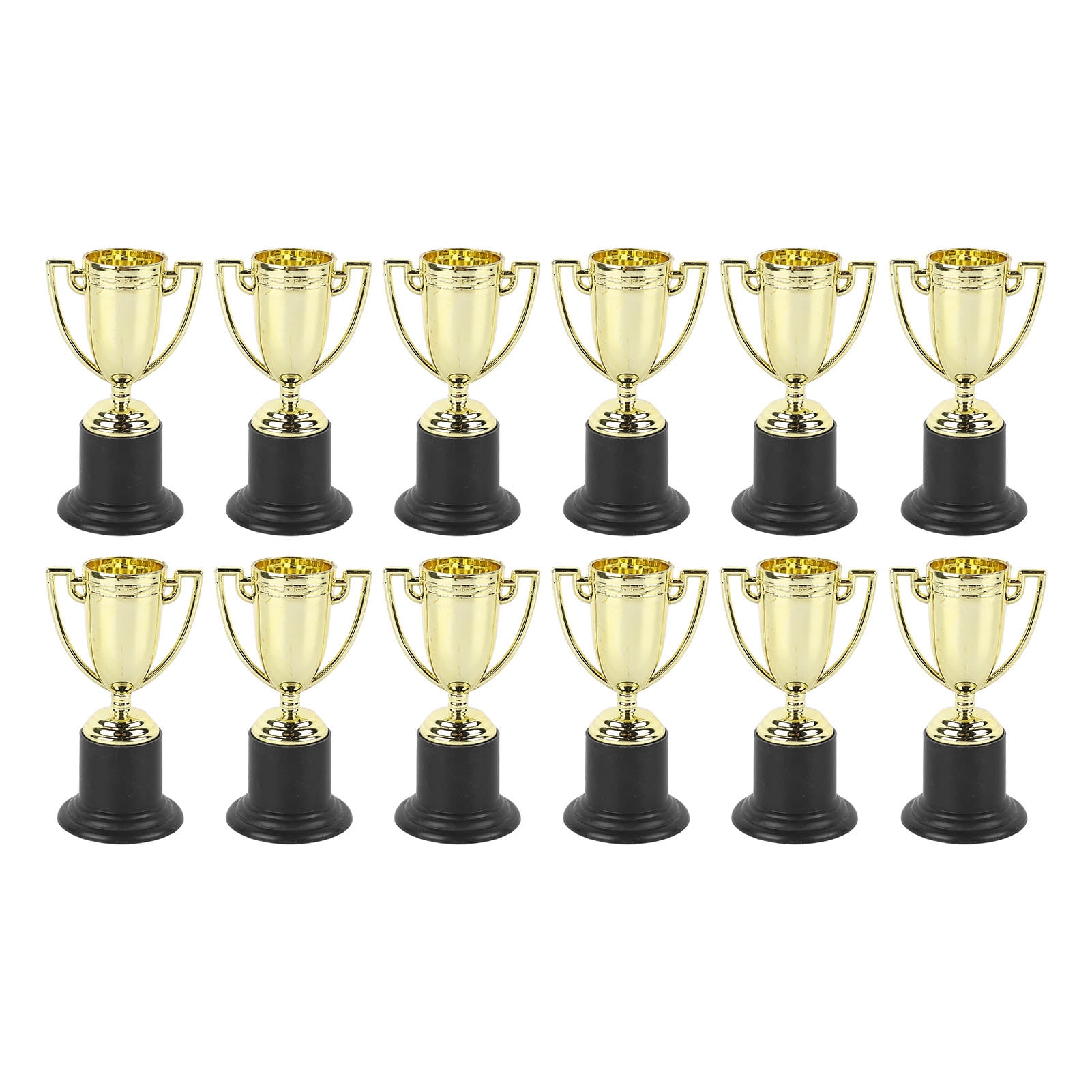 12 Pcs Mini Trophies Bright Color Strong Plastic Stable Base Light ...