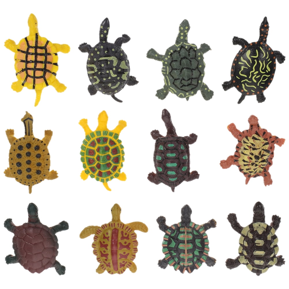 Eease 12pcs Mini Turtle Figurines Aquarium Decor - Walmart.com
