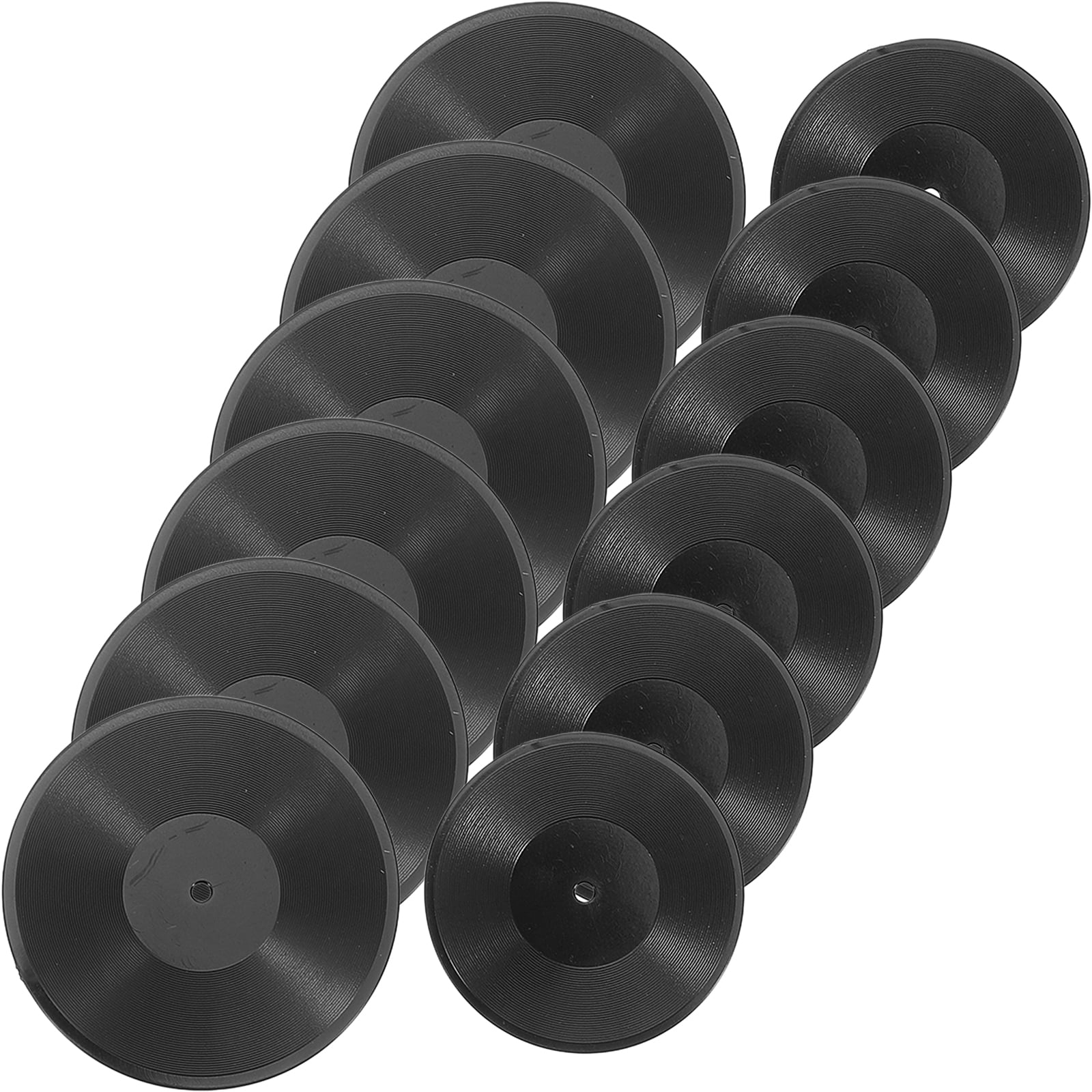 12 Pcs Mini Vinyl Record Vinyl Records Dollhouse Doll House Record ...