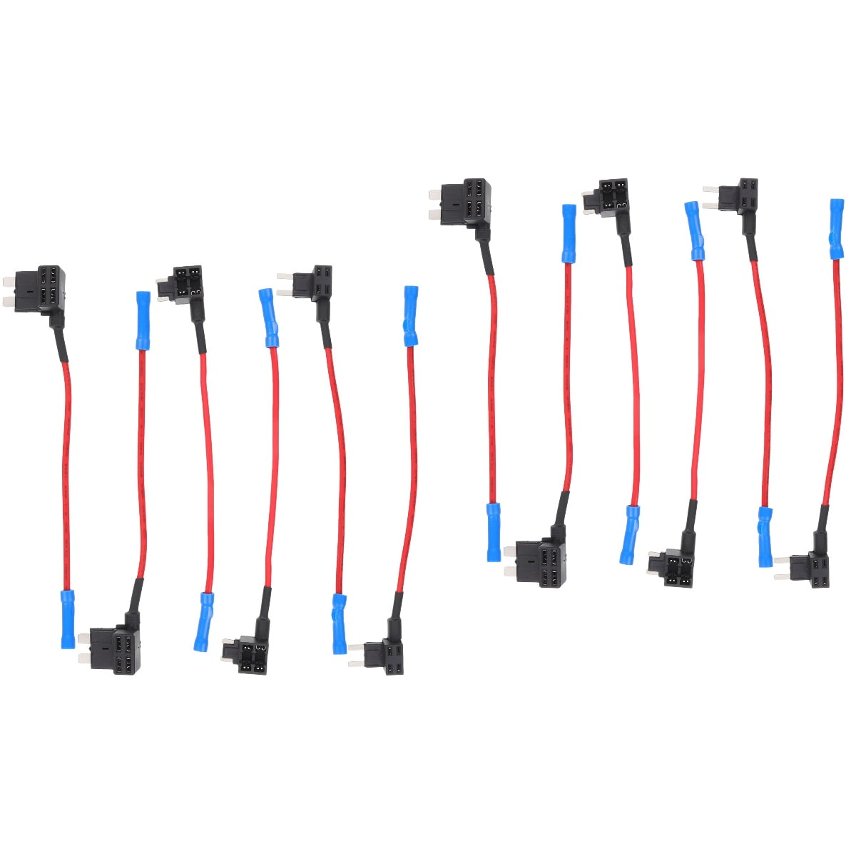 12 Pcs Miniature Kits Standard Fuse Holder In-Line Plug Socket Take ...