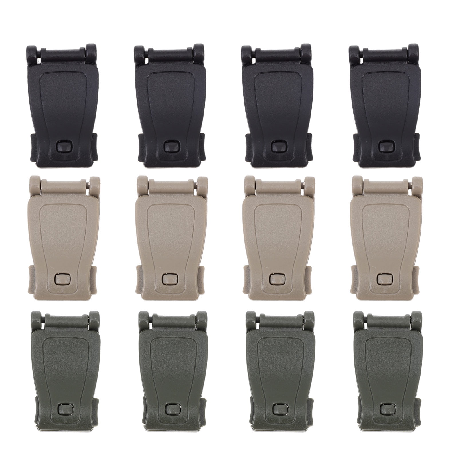 12 Pcs Molly Button Bag Connector Webbing Buckle Quick Side Release ...