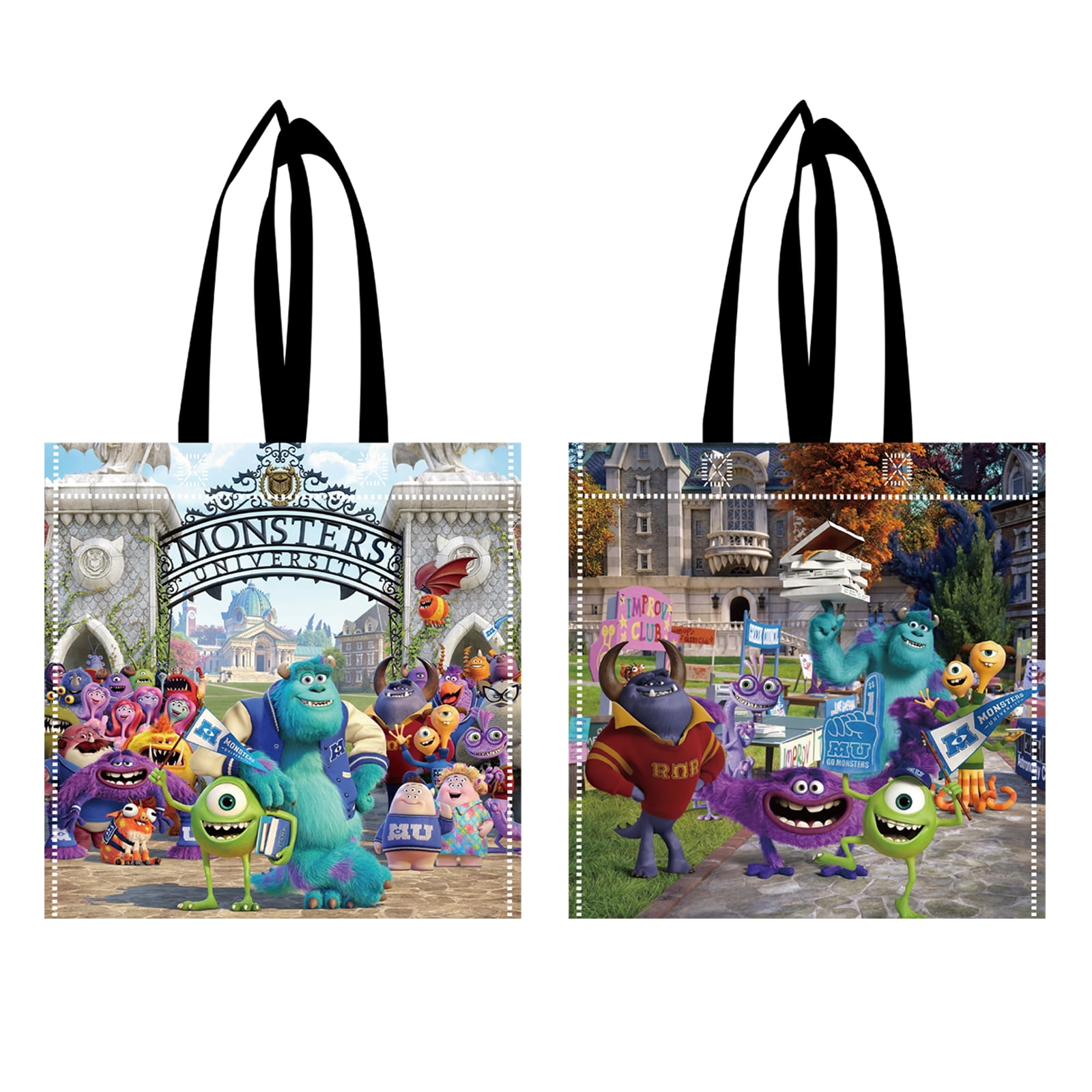 12 Pcs Monster Inc Party Favor Bags Reusable Non-Woven Bags Monster Inc ...