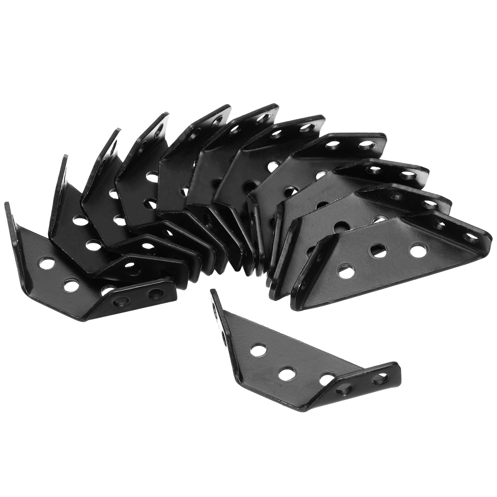 12 Pcs Multifunction Triangle Corner Brace 2.6" x 0.9" Shelf Support ...