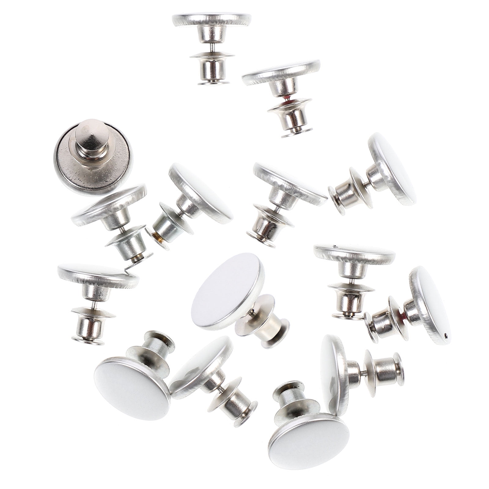 12 Pcs Nail-free Stiletto Buckle Pants Accessory Jean Metal Button ...