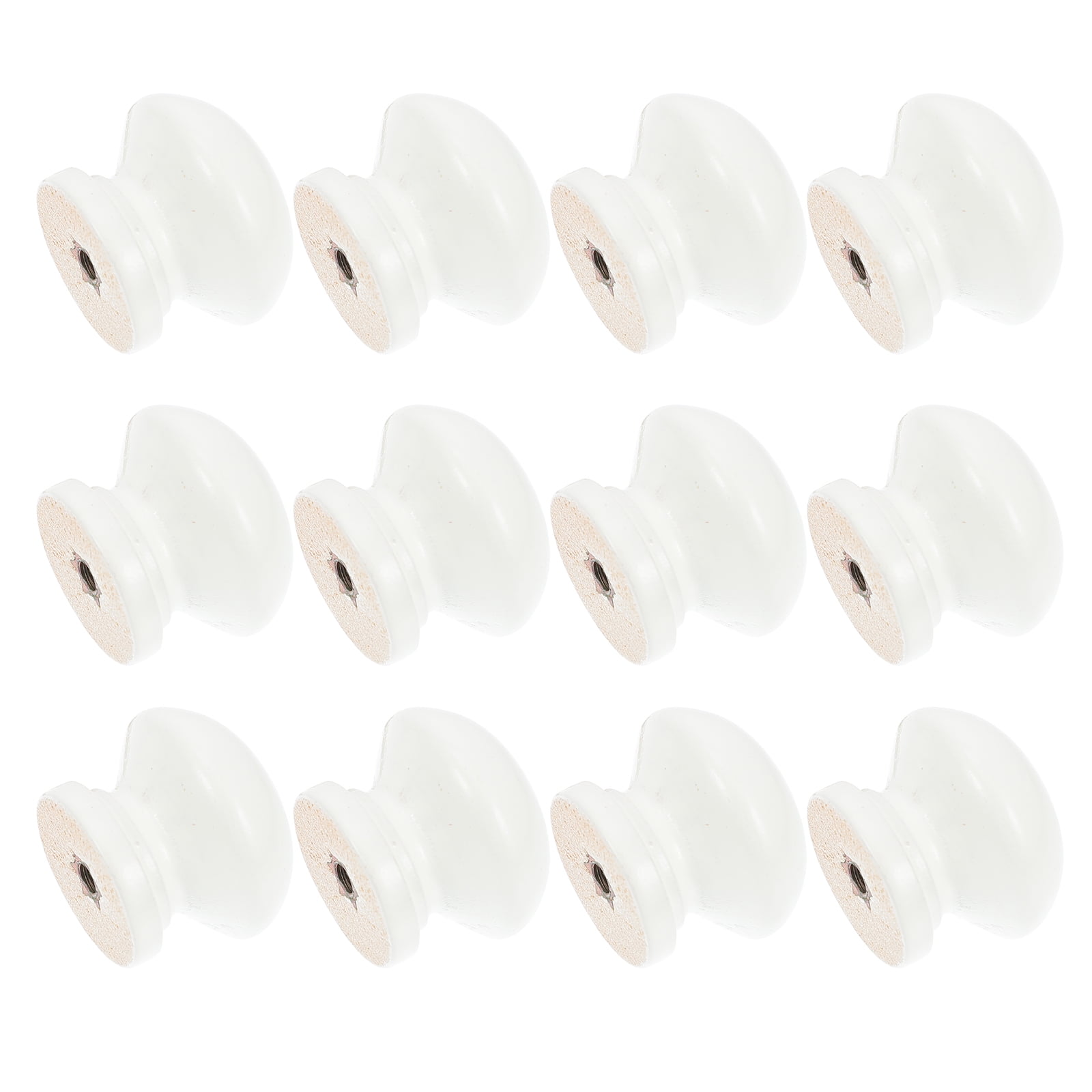 12 Pcs Nickel Screws Wardrobe Handle Closet Knobs Sturdy Handles 2.8X2 ...