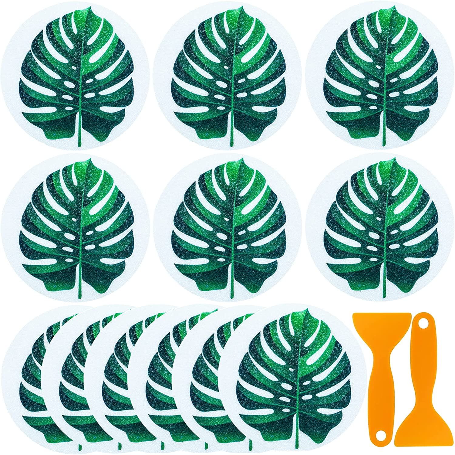 12 Pcs Non Slip Bathtub Stickers. 5.9 Inch Round Self-Adhesive Anti ...