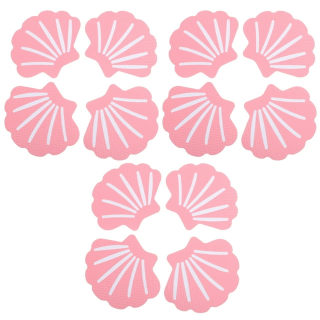 12 Pcs Non Slip Shower Stickers Tub Grips Shell Bath - Walmart.com