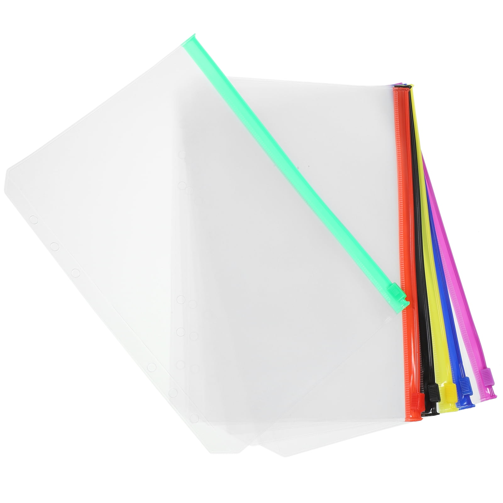 12pcs Binder Zipper Pouch for Scrapbooking Zip Bag Detachable Zipper ...