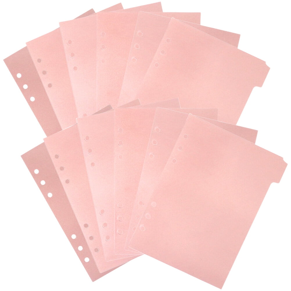 WYN 12Pcs Daily Use Binder Dividers Professional Binder Tabs Household ...