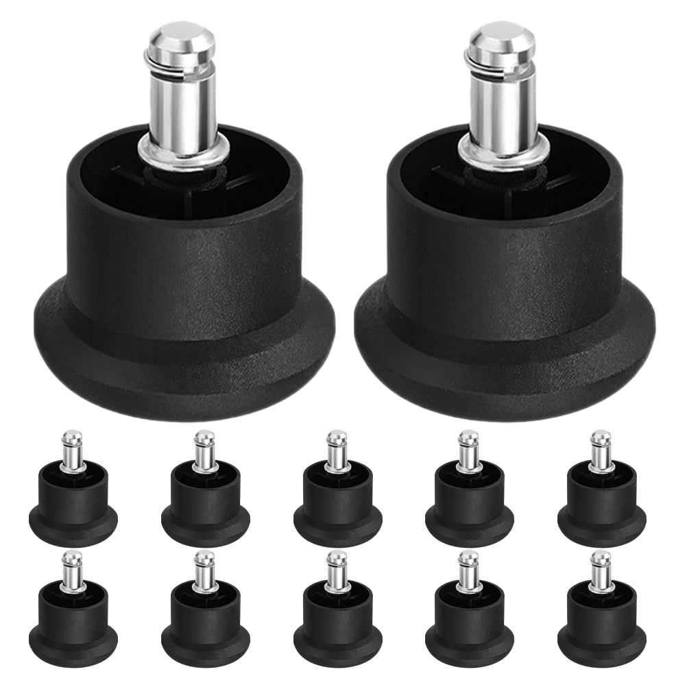 12 Pcs Office Chair Casters Toy Body Building Accessory Black - Walmart.com