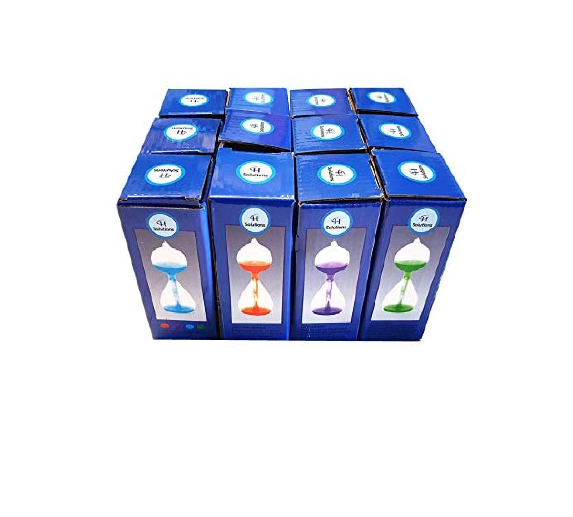 12 Pcs ( One Dozen) Colorful Office Thinking Mini Hand Boiler, Glass ...