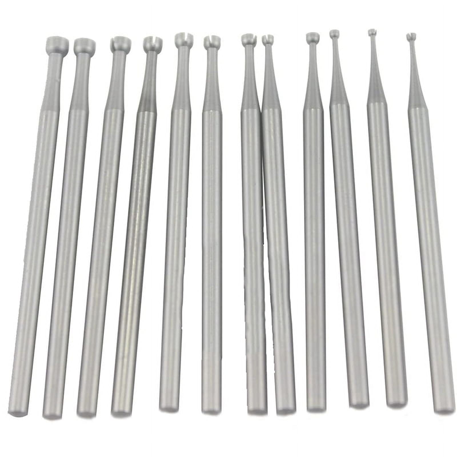 12 Pcs Open Mouth Cup Burr - 3/32In Shank Open Mouth Cup Shape Wire ...