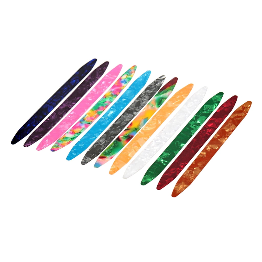 12 Pcs Oud Picks for Beginners, Lightweight Design Colorful Glossy ...