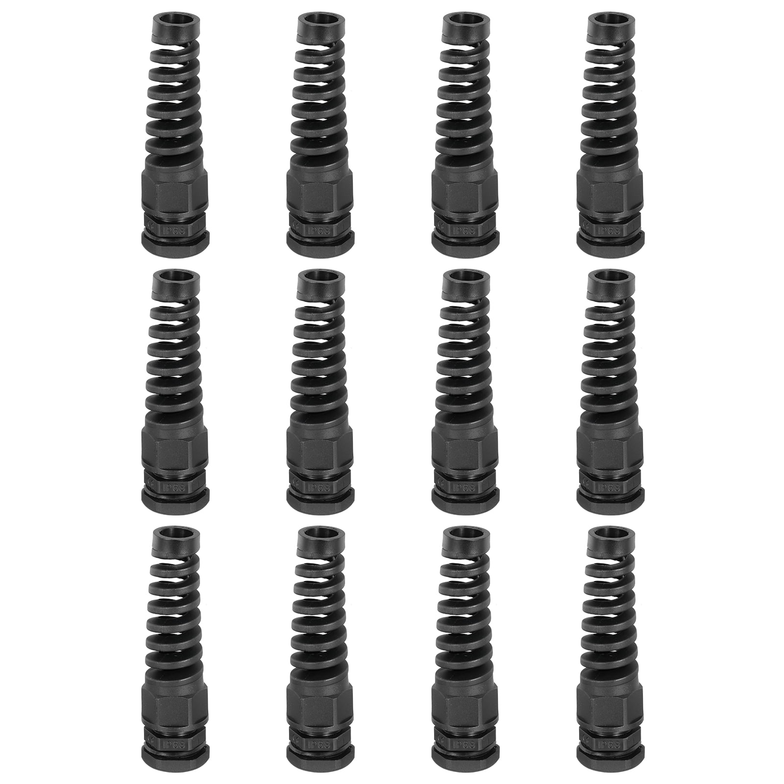 12 Pcs PG11 Cable Glands 5-10mm Connectors with Dual Seals Anti ...