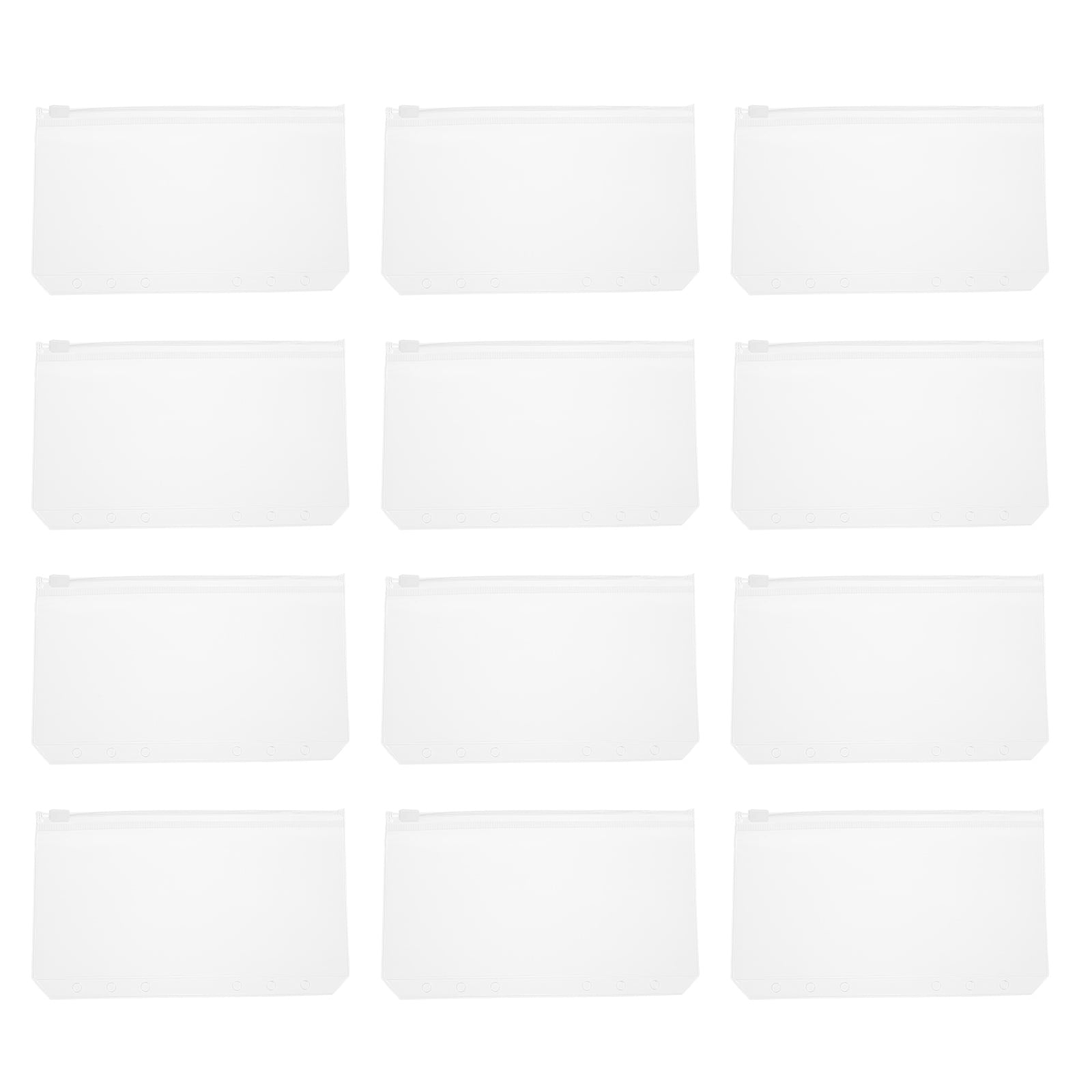 12 Pcs PVC Zipper Folders Magnetic Cord Organizer Charger Holders for ...