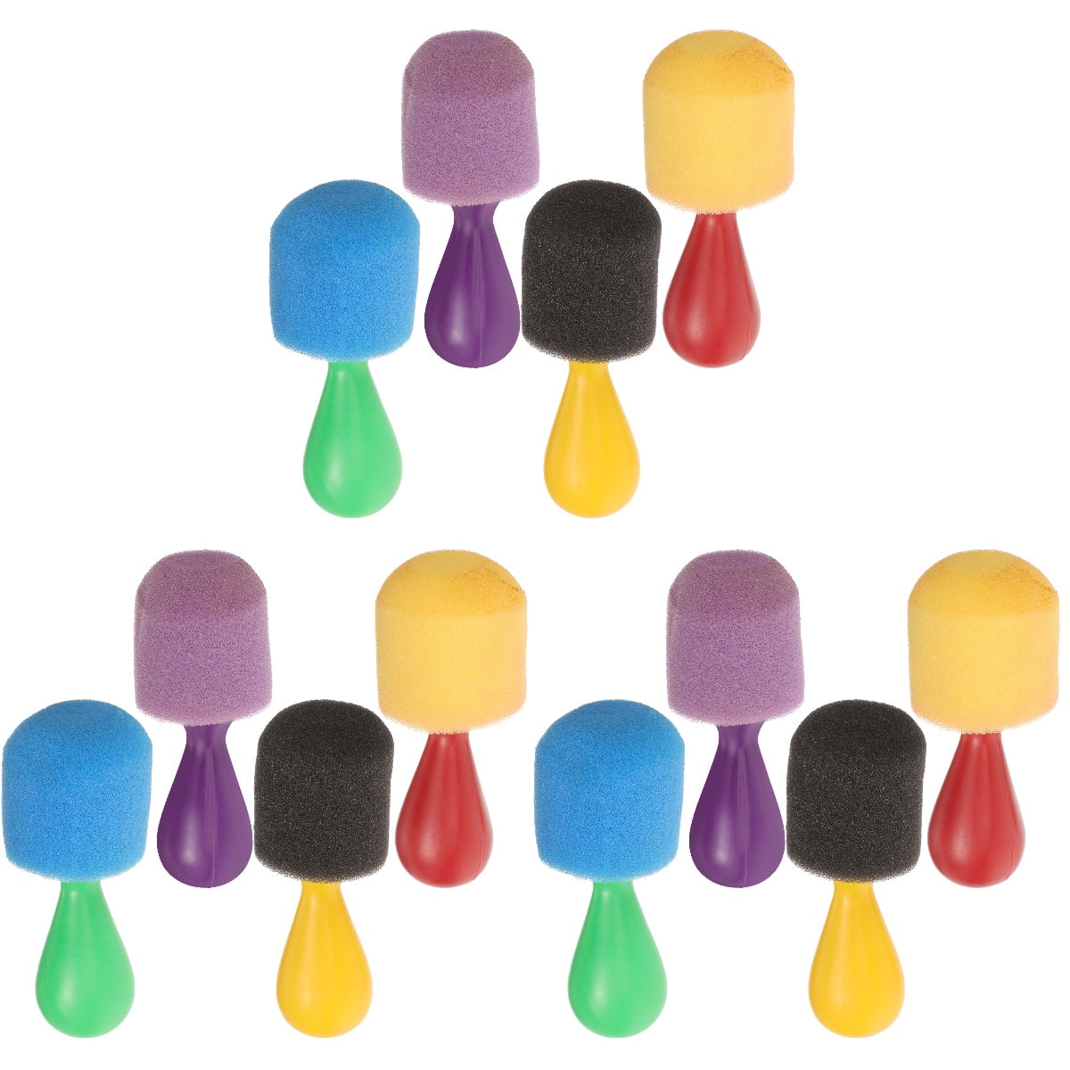 12 Pcs Painting Sponge for Staining Crafting Drawing Handheld Sponge ...