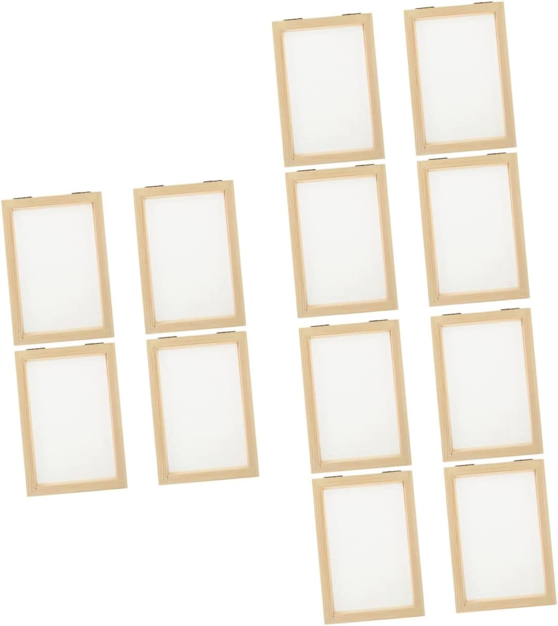 12 Pcs Paper Frame Making Craft Mould Tools for Kids Wooden Toys Wood ...