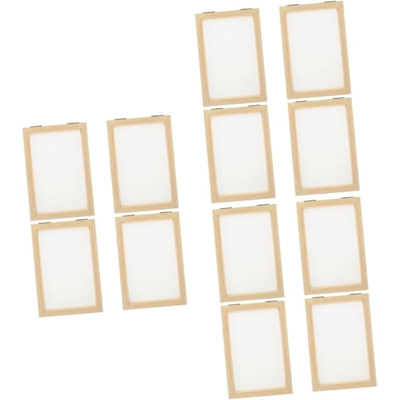 12 Pcs Paper Frame Making Craft Mould Tools for Kids Wooden Toys Wood ...