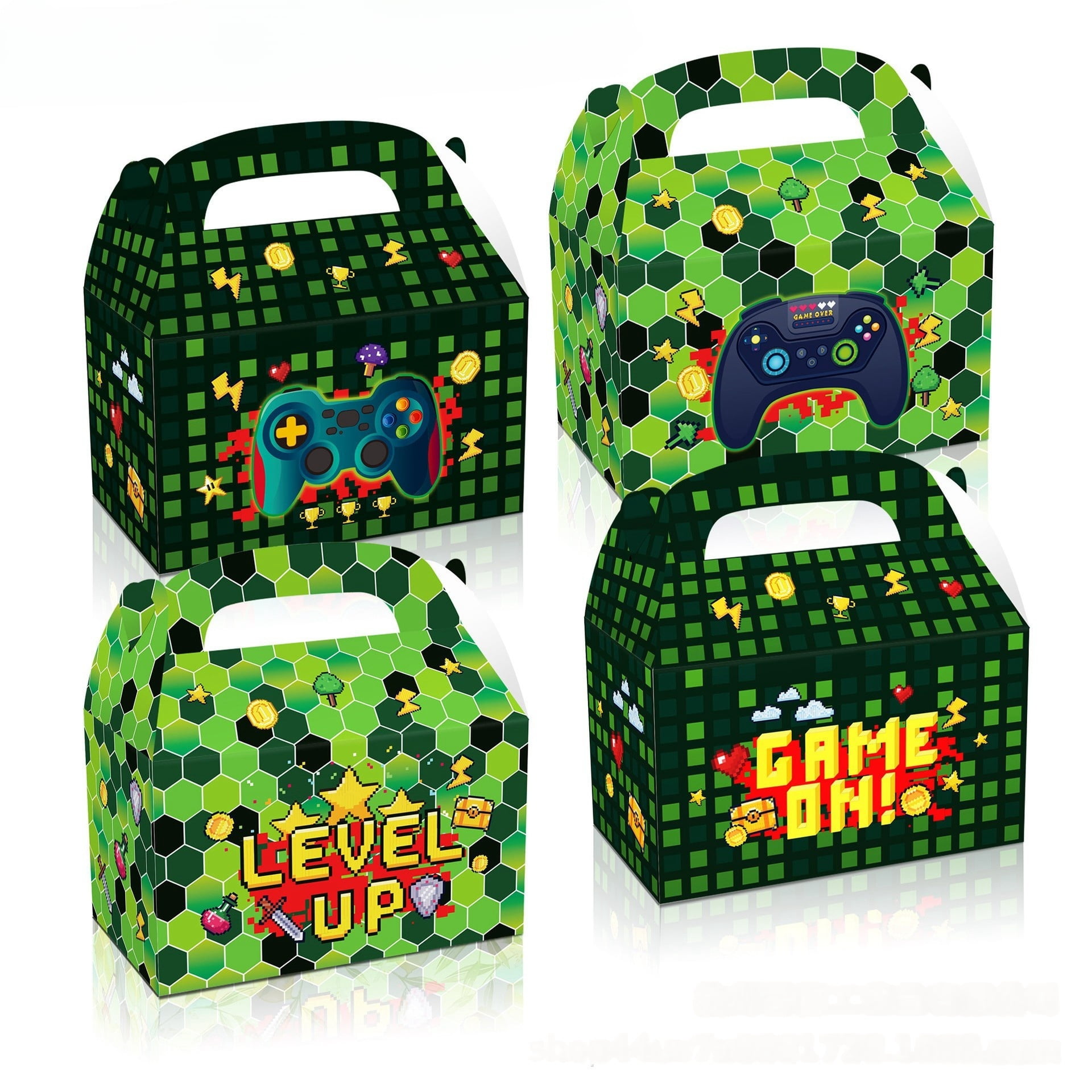 12 Pcs Party Favor Candy Boxes for Game Theme Birthday Party Supplies ...