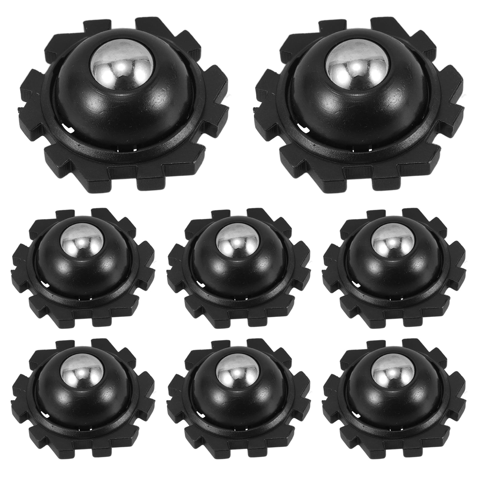 12 Pcs Paste The Universal Wheel Self Adhesive Swivel Wheels Trash Can ...