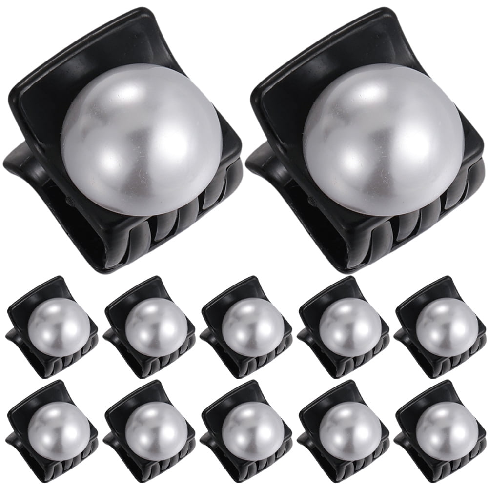 12 Pcs Small Jaw Clip Hair Pin Barrettes Clips Diamond Bun Net French ...